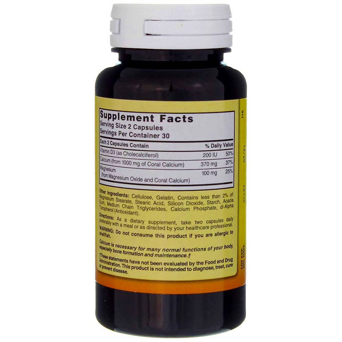 Nature's Blend Okinawa Coral Calcium 1,000 mg 60 Caps