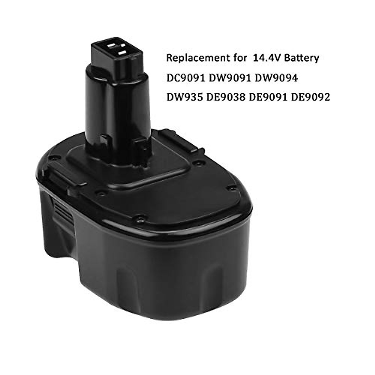 [Upgraded to 3600mAh] Ni-Mh Replacement Battery Compatible with Dewalt 14.4V Battery DC9091 DW9094 DC9091 DW9091 DW935 DE9038 DE9091 DE9092 Cordless Power Tools 1 Pack