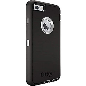 OtterBox Defender Series Rugged Case for iPhone 6s Plus & iPhone 6 Plus Non-Retail Packaging - Black/White - CASE ONLY