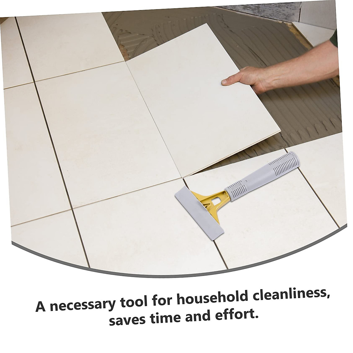 Amosfun Scraper Painting Stripping Tools Tile Glue Cleaner Floor Glue Cleaner Wallpaper Remover Tool