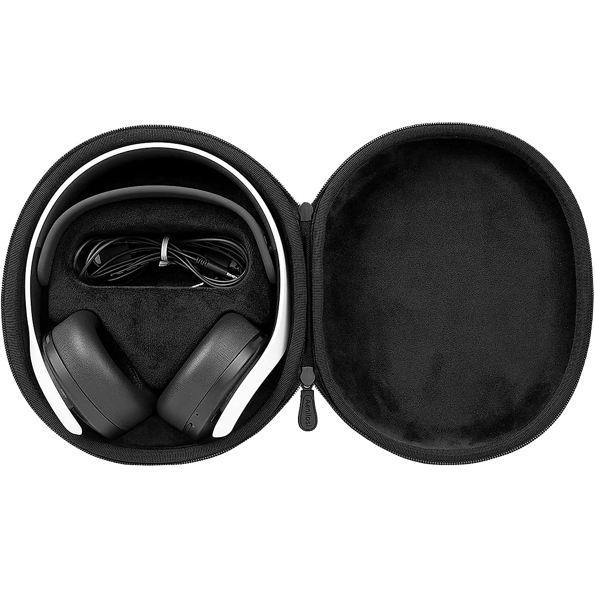 Aenllosi Hard Carrying case Compatible with Playstation 5 Pulse 3D Wireless Headset (Black)