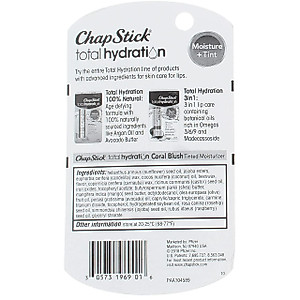 ChapStick Total Hydration Coral Blush 0.12 oz (Pack of 2)