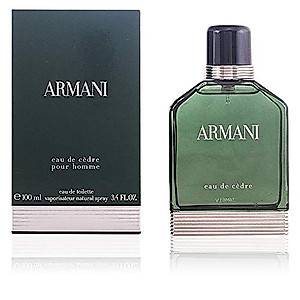 Giorgio Armani Eau De Cedre Eau De Toilette Spray, 3.4 Ounce