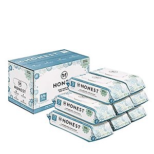 The Honest Company Clean Conscious Wipes | 100% Plant-Based, 99% Water, Baby Wipes | Hypoallergenic, Dermatologist Tested | Classic, 576 Count