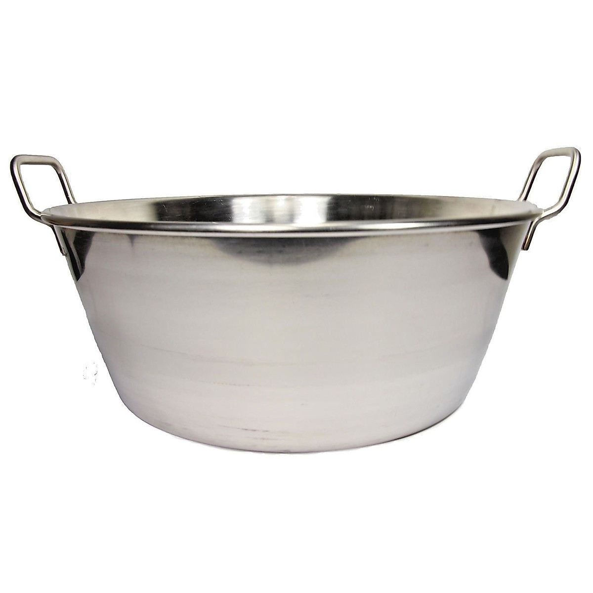 Cazo Para Carnitas 16" Stainless Steel Heavy Duty Acero Inoxidable Wok comal Fry Mexican Style