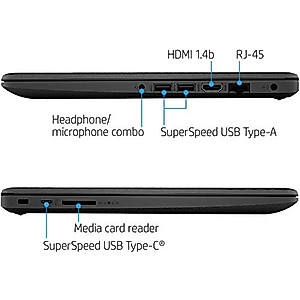 2021 HP Laptop 14" HD AMD Athlon Silver 3050U Radeon Graphics 4GB DDR4 128GB SSD Webcam WiFi Bluetooth RJ-45 LAN Windows 10 S w/ RATZK 32GB USB Drive