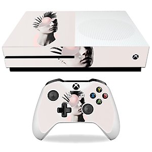 MightySkins Skin Compatible with Microsoft Xbox One S - Empty Mind | Protective, Durable, and Unique Vinyl Decal wrap Cover | Easy to Apply, Remove, and Change Styles | Made in The USA