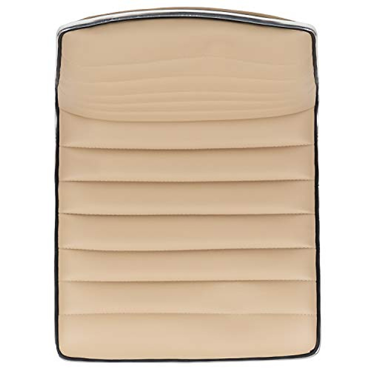 Flash Furniture Alan Low Back Designer Armless Tan Ribbed Swivel Task Office Chair