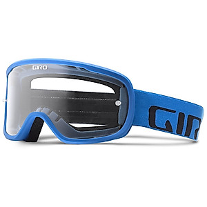 Giro Tempo Unisex Adult Mountain Bike Protective Goggles - Blue, Clear Lens (2023)