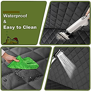 2 Packs Car Front Seat Cover for Dogs, Waterproof Pet Car Seat Protector, Nonslip Scratch-Proof Dog Seat Cover for Cars, Trucks & SUVs