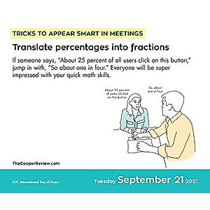 Tricks to Appear Smart in Meetings 2021 Day-to-Day Calendar