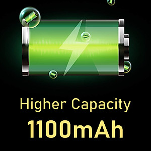 BONAI AA Rechargeable Batteries, High Capacity 1100mAh NiMH Battery for Outdoor Solar Lights 1.2V Pre Charged Double-A Batteries (AA 20 Pack)