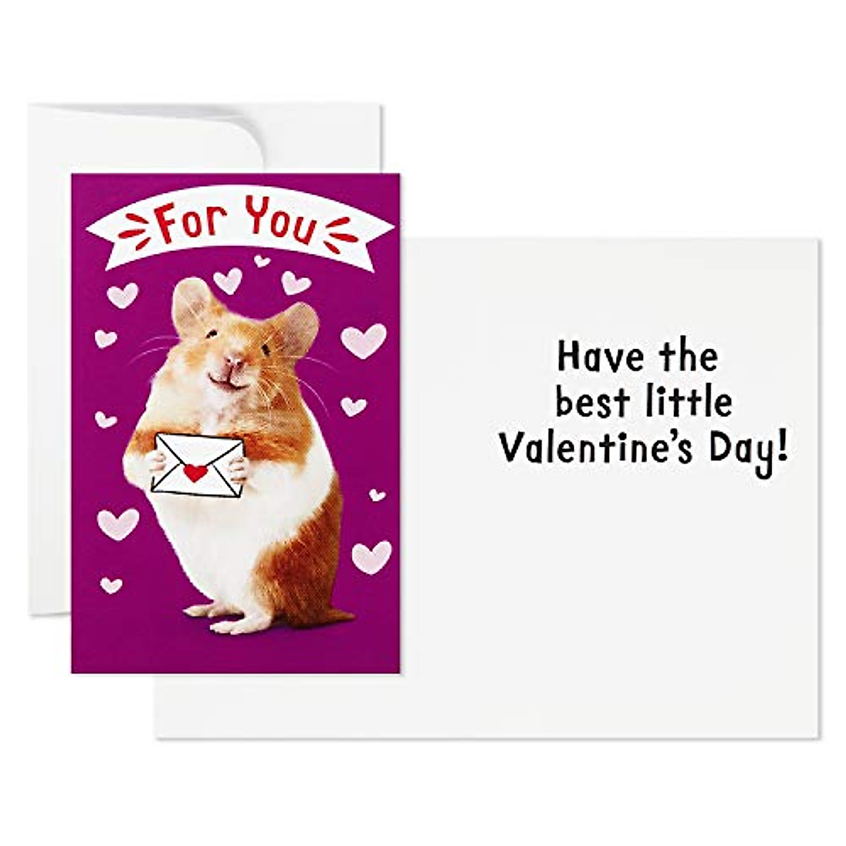 Hallmark Assorted Mini Valentines Day Cards for Kids, Happy Heart Day (24 Valentine's Day Cards with Envelopes, 2.25" x 3.5")