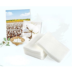 1200Pcs Makeup Facial Soft Cotton Pads Soft Cotton Wipes for Applying Lotion Removing Face Makeup Eye Makeup and Nail Polish