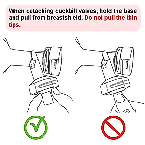 Nenesupply 5 pc Duckbill Valves Compatible with Medela and Spectra Pump Parts Use on Spectra S2 Spectra S1 and Pump in Style Harmony Symphony Replace Spectra Duckbill Valves and Medela Valve