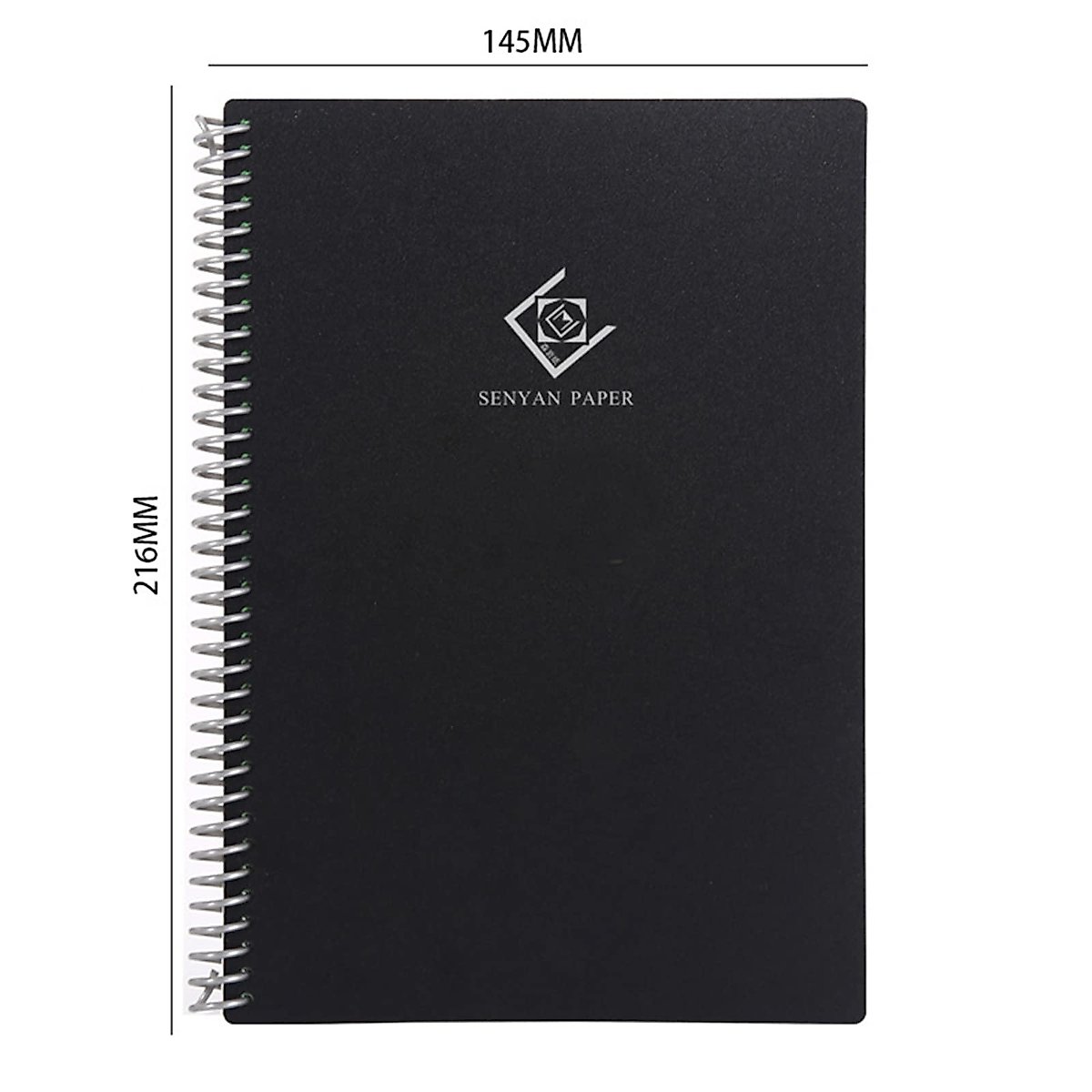 Yinuoday Smart Reusable Notebook A5 Smart Notebook Eco-Friendly Erasable Notebook Waterproof Notepad with Pen Cloth