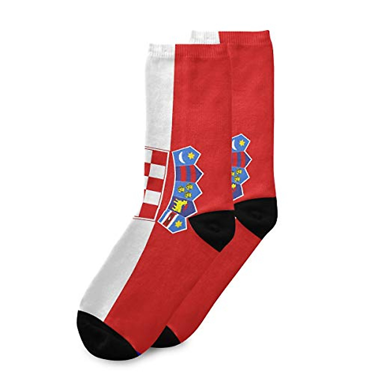 Croatia Flag Crew Socks for Men and Women 1 pair