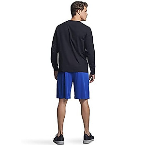 Russell Athletic mens Cotton Performance Long Sleeve T-Shirt, Black, M