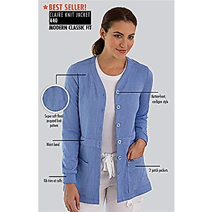 KOI 440 Women's Claire Knit Jacket Black L