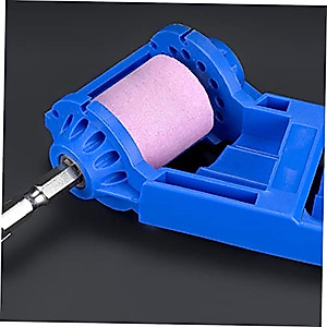 1 Set Burr Device Set portable drill bit sharpener diamond drill bit sharpener Portable Drill Powered electric tool Repairment Tool to rotate plastic corundum polishing wheel
