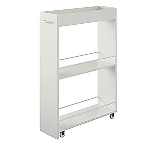 Ameriwood Home Trestle Laundry Cart, White