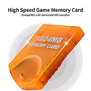 Senpinkboo 1024MB(16344 Blocks) Memory Card for Nintendo Gamecube/Wii Console