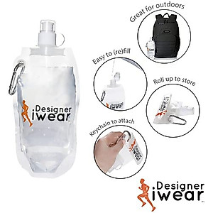 Oakley Men's 25L Enduro 4.0 25L Black/Purple Backpack for Hiking Backpacking Camping + BUNDLE with Designer iWear Water Bottle with Carabiner