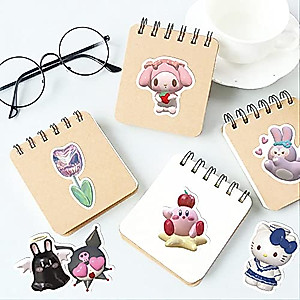 Kids Stickers bulk110 pcs 3D ins Kuromi Cute Kids Stickers, Kids Stickers for Water Bottles，Waterproof Stickers for Phone Cases, laptops, Water Glasses, Books, Fashion Stickers for Any Age.