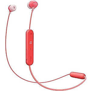 Sony WI-C300 Wireless In-Ear Headphones, Red (WIC300/R))