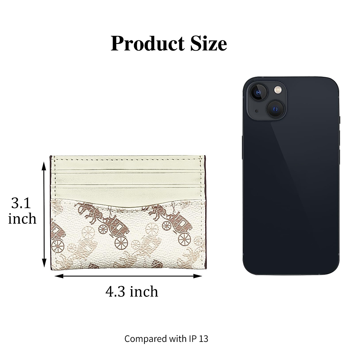 FOUSIVOU Credit Card Holder for Women Small Leather Card Case Wallets,Women's Slim Credit Card Holder Card Organizer,Classic Card Holder for Women (white)