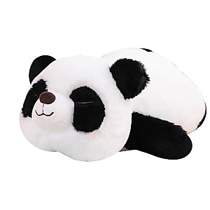 Evlooe Cute Panda Plush Toy, Panda Bear Stuffed Animal Plush Pillow Soft Cartoon Panda Plushies Body Pillow Gifts for Kids Girls(30cm/11.81inch)