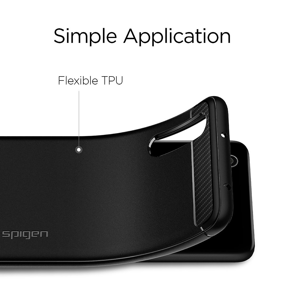 Spigen Rugged Armor Designed for Huawei P20 Pro Case (2018) - Black