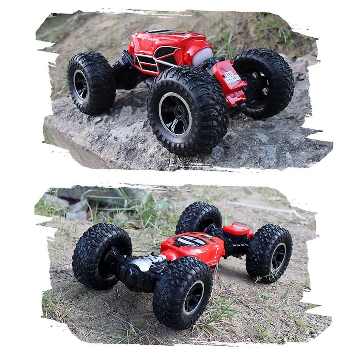 HDZXC High Speed Remote Control Car,Race Stunt Toy Car,Twisting Climbing Vehicle,360° Flips Drift Off Road Truck,for Kids Boys and Girls Ages 6+ Birthday