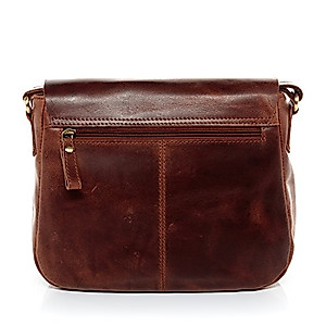 SID & VAIN shoulder bag & cross-body bag YALE tote bag handbag I Premium Leather top-handle bag leather bag woman brown