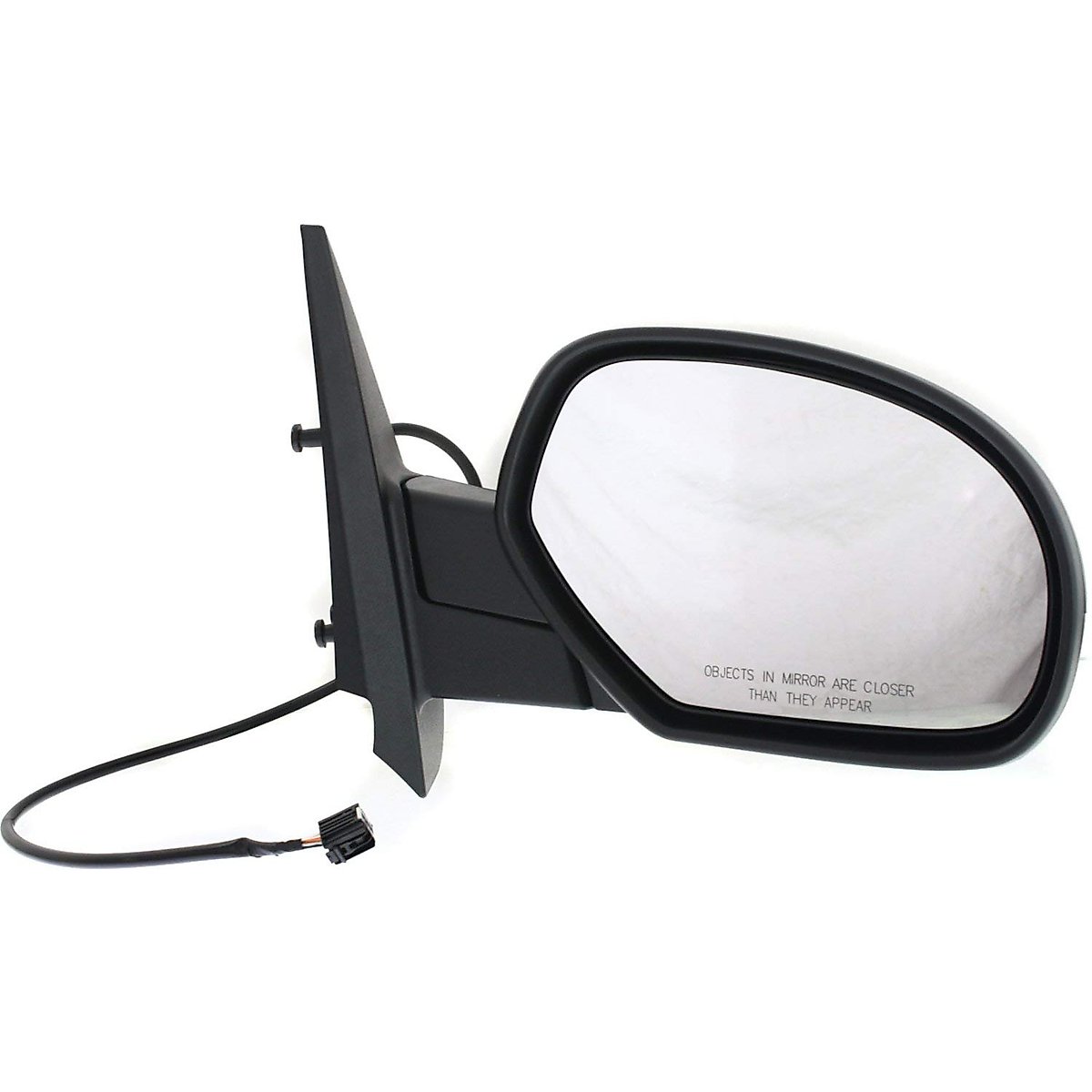 Kool Vue Left & Right Power Heated Mirrors Compatible With Chevrolet Silverado 1500 2007-2013 Manual Fold w/o Signal Light, Blind Spot, Memory, Puddle Lamp & Auto-Dimming Textured Crew Cab, New Body