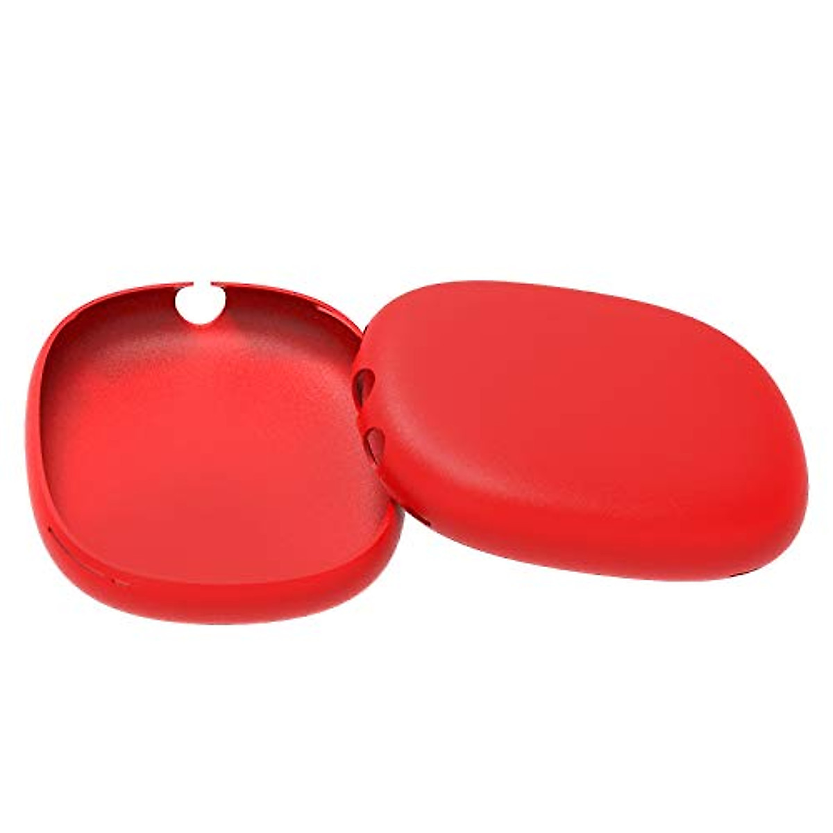 Geekria Silicone Skin Cover for AirPod Max Headphones, Scratch Protection Case/Earpieces Cover/Headset Speakers Skin Protector (Red)