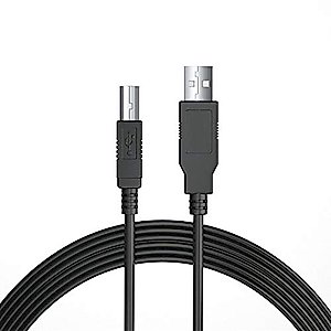 Printer AC Power Cord USB Printer Cable Compatible for Brother HL-L3290CDW HL-4150CDN,HL-5240,HL-5250DN,HL-5250DN,HL-5450DN,HL-L5100DN,HL-L5200DW,HL-5340D,HL-5370DW,HL-L6200DW,HL-L8260CDW (USB Cable)