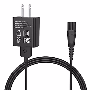 Power Adapter Charger Compatible with MANSCAPED Lawn Mower 3.0 2.0 Electric Groin Hair Trimmer Manscape, The Weed Whacker Nose and Ear Hair Trimmer MANSCAPED Trimmer Charging Supply Cord