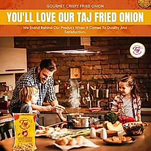 TAJ Crispy Fried Onion 100% Natural | Great for Seasoning Garnishing on Sushi, Green Bean Casseroles | Holland-Netherlands