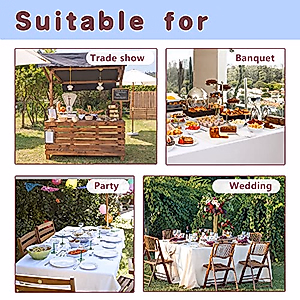 HolidayIdeas Fitted Black Tablecloths - 72 x 30 Inch - 2 Pack Rectangle Table Clothes for 6 Foot Tables, Polyester Fabric Table Cover for Trade Show, Craft Show, Parties, Birthday, Wedding