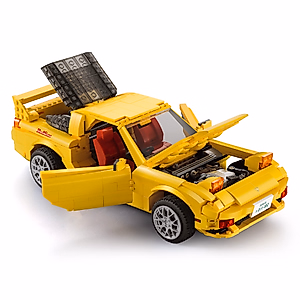 dOMOb Mazda RX-7 FD3S Car Building Kit – Initial-D 25th Anniversary – Realistic Model 1:12 Simulated Build – 1655 pcs Blocks – CaDA Bricks Toys for 8+ Age Kids & Adults – for Boys, Hobbyist, Collector