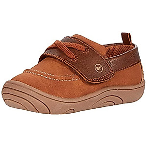 Stride Rite 360 baby boys Hampton Boat Shoe, Brown, 4 Infant US