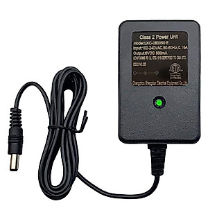 weelye 6V DC 500mA Kids Powered Ride On Car Universal Charger Children's Electric Ride-On Toys Battery Supply by Power Adaptor with Charging Indicator Light