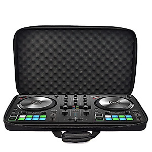 ITHWIU Lightweight Molded EVA Storage Case, Fits Pioneer DDJ SR SR2 RR Denon MC4000 Numark NVII Mixtrack Pro 3 NV Platinum
