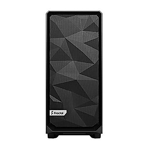 Fractal Design FD-C-MES2C-01 Meshify 2 Compact Black Solid ATX Mid Tower Computer Case (Black)