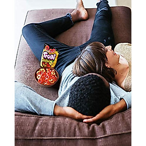 Trolli Peachie O's Rings, Sour Gummy Candy, 6.3 Ounce Bags (Pack of 8)