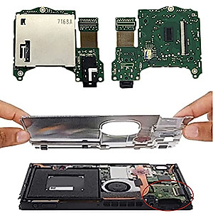 Onyehn Game Cartridge Card Slot Reader Tray with Headphone Jack Port Replacement fit for Nintendo Switch Repair Part(Third Party)