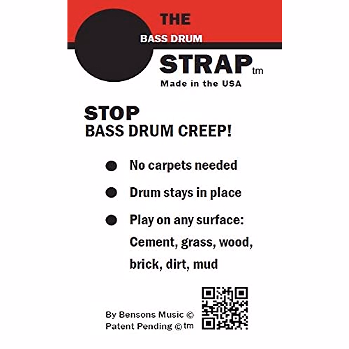 KickStrap - Stops all drum and pedal slide