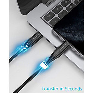 Wishinkle USB C to Lightning Cable 3.3ft iPhone 12 Charger [Apple MFi Certified] Type C to iPhone Cable for iPhone 12 11 Pro/X/8/8 Plus, iPad, Airpods Pro and More (B07XGVZHK3)