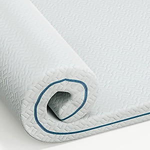 Dreamsmith 3 Inch Gel Memory Foam Mattress Topper Twin, Cooling Bed Topper for Back Pain with Removable Soft Cover, CertiPUR-US Certified, Twin